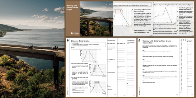 👉 Working with Distance-Time Graphs Pack | GCSE Maths