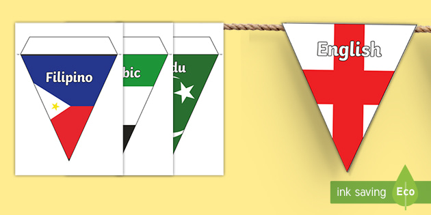 Harmony Day Languages Spoken Display Bunting (teacher made)