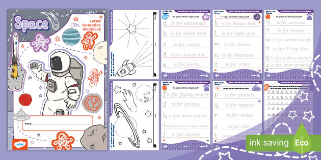 Space Handwriting Sheets | twinkl.com.au