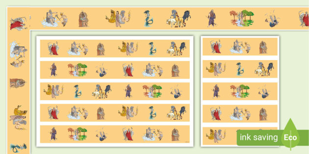 Ancient Greek Myths Display Border (teacher made)