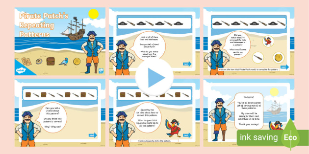 👉 Pirate Patterns Maths EYFS - Numeracy Early Years