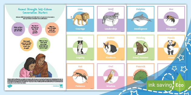 Animal Strength Self-Esteem Conversation Starters