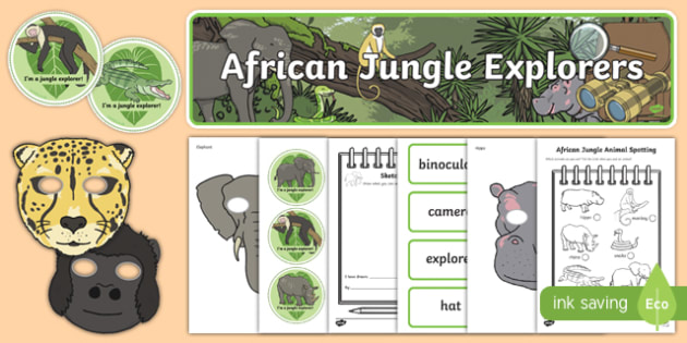 African Jungle Explorers Role Play Pack