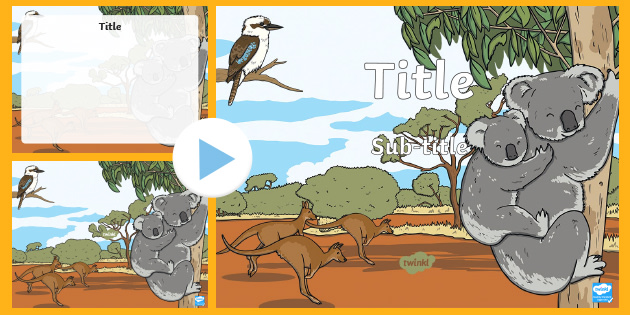 Australian Native Fauna Class PowerPoint (teacher made)
