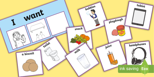 I Want... Visual Support (teacher made)
