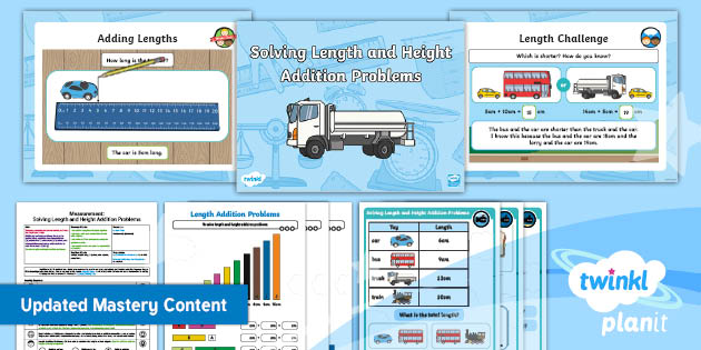 👉 PlanIt Maths Year 1 Measurement Lesson Pack Understanding Length and