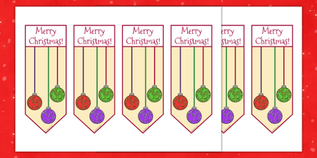 Christmas Bookmarks to Print - Twinkl
