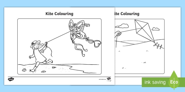 Kites Mindfulness Colouring