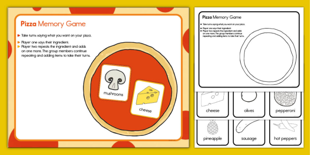 Pizza Memory Game | Cognitive Resource | Twinkl USA