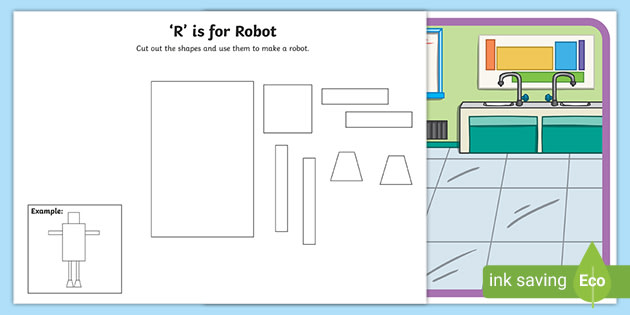 'R' Is for Robot Craft (teacher made)