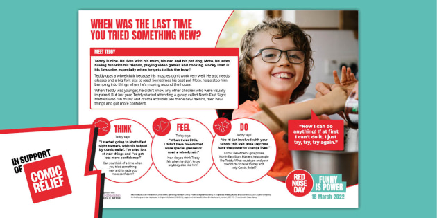 FREE! - Comic Relief: Red Nose Day Fundraising Poster