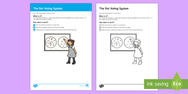 Dot Voting Teacher Guide (teacher made)