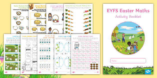 👉 Easter-Themed Spring Term Reception Maths Activity Booklet