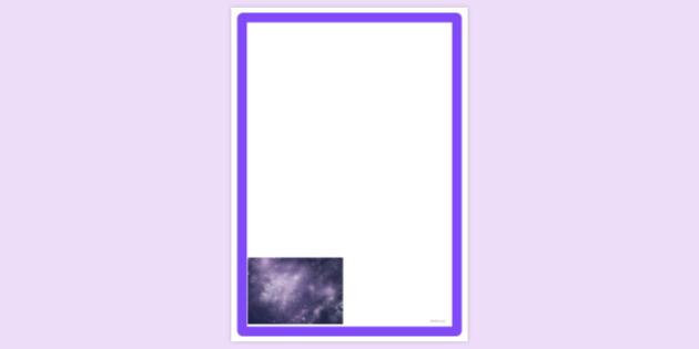 FREE! - Simple Blank Space Page Border | Page Borders | Twinkl