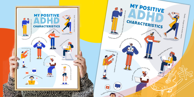 Adhd Kinderposter Famous People With ADHD Poster | By Bruce Algra