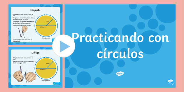 PowerPoint: Practicando con círculos (teacher made)