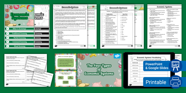 The Four Types Of Economic Systems A Note On Comparative Economic