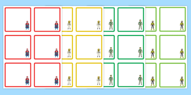 Action Toy Editable Drawer Peg Name Labels (teacher made)