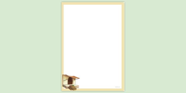 FREE! - Market Stall Page Border (teacher made)