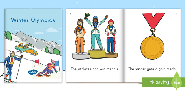 Winter Olympics Emergent Reader eBook - Keywords, Early Readers