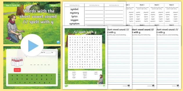 Year 5 Term 1A Week 3 Spelling Pack