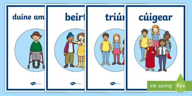 Counting People in Irish | Counting as Gaeilge