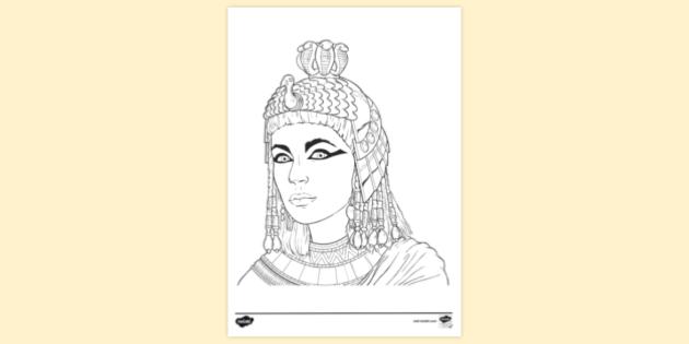 Ancient Egypt Colouring Page to Print | Colouring Sheets