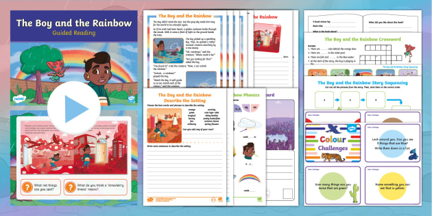 The Boy and the Rainbow Guided Reading Pack (Teacher-Made)