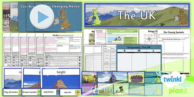 Geography: The UK Year 3 Unit Pack