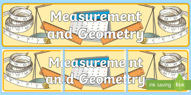 Measurement and Geometry Display Banner