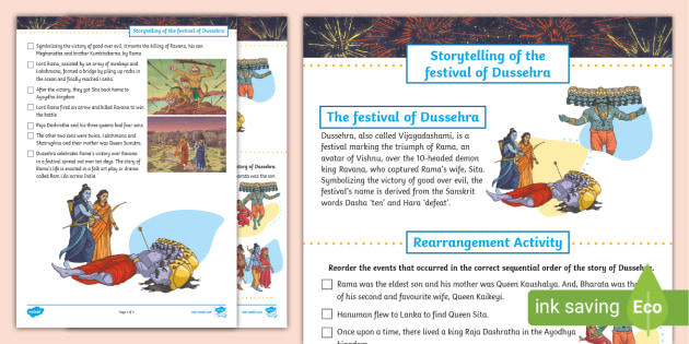 FREE! - Storytelling Rearrangement of the festival of Dussehra