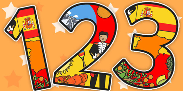 👉 Spanish Themed Display Numbers