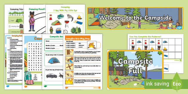 Camping Role Play Resource Pack (teacher made)