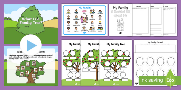 History Junior Infants My Family Pack 1 (teacher made)