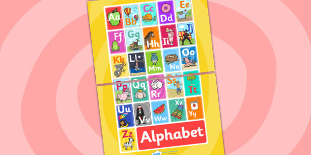 👉 Alphabet Display A3 Poster (teacher made)