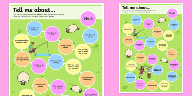 Getting to Know You Board Game - Back to School, getting to know