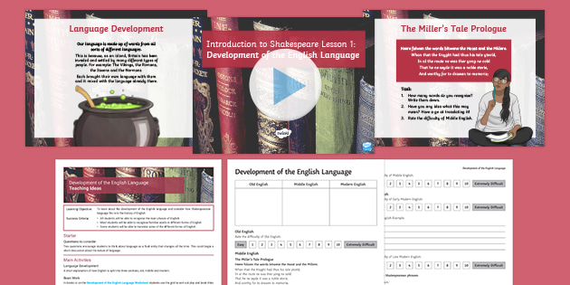 Year 7 - Year 10 English Intro to Shakespeare Unit of Work