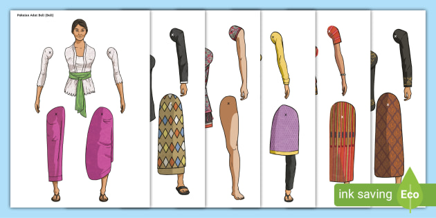 Indonesian Split Pin Characters