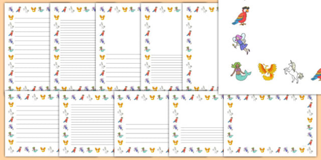Fantasy Page Borders (teacher made)