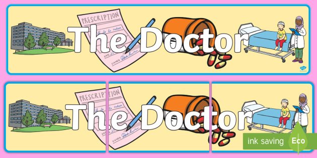 Doctor Dramatic Play Banner (teacher made)