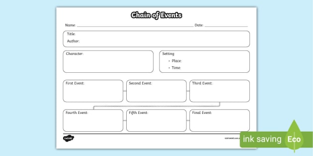 Story Chain Template | Twinkl (teacher made)