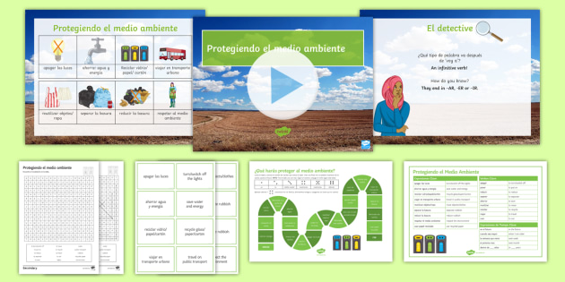 Environment Lesson 3 Protecting the Environment Spanish