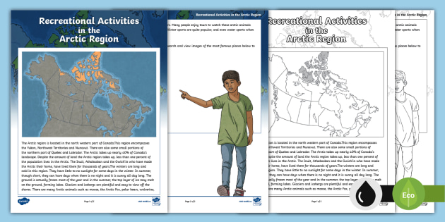 Recreational Activities in the Arctic Region Fact File