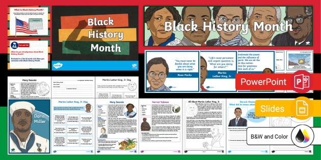 Black History Month Resource Pack - US History