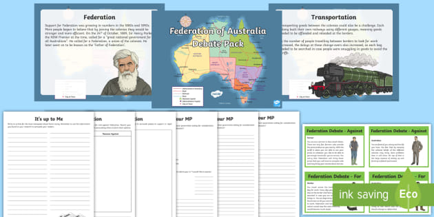 Federation of Australia Debate Pack - Year 6 History