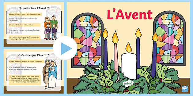 Powerpoint : L'Avent (Teacher-Made)