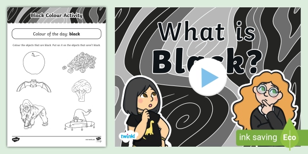 What is Black Colour Activity (teacher made)