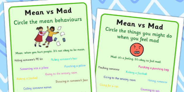Mean vs Mad Circle The Answer Worksheet