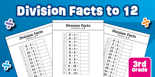 Division Facts Worksheet 4th Grade Math Worksheets Best Coloring