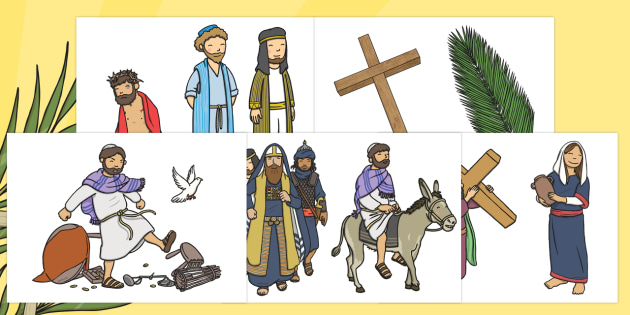 Easter Story Cut Outs